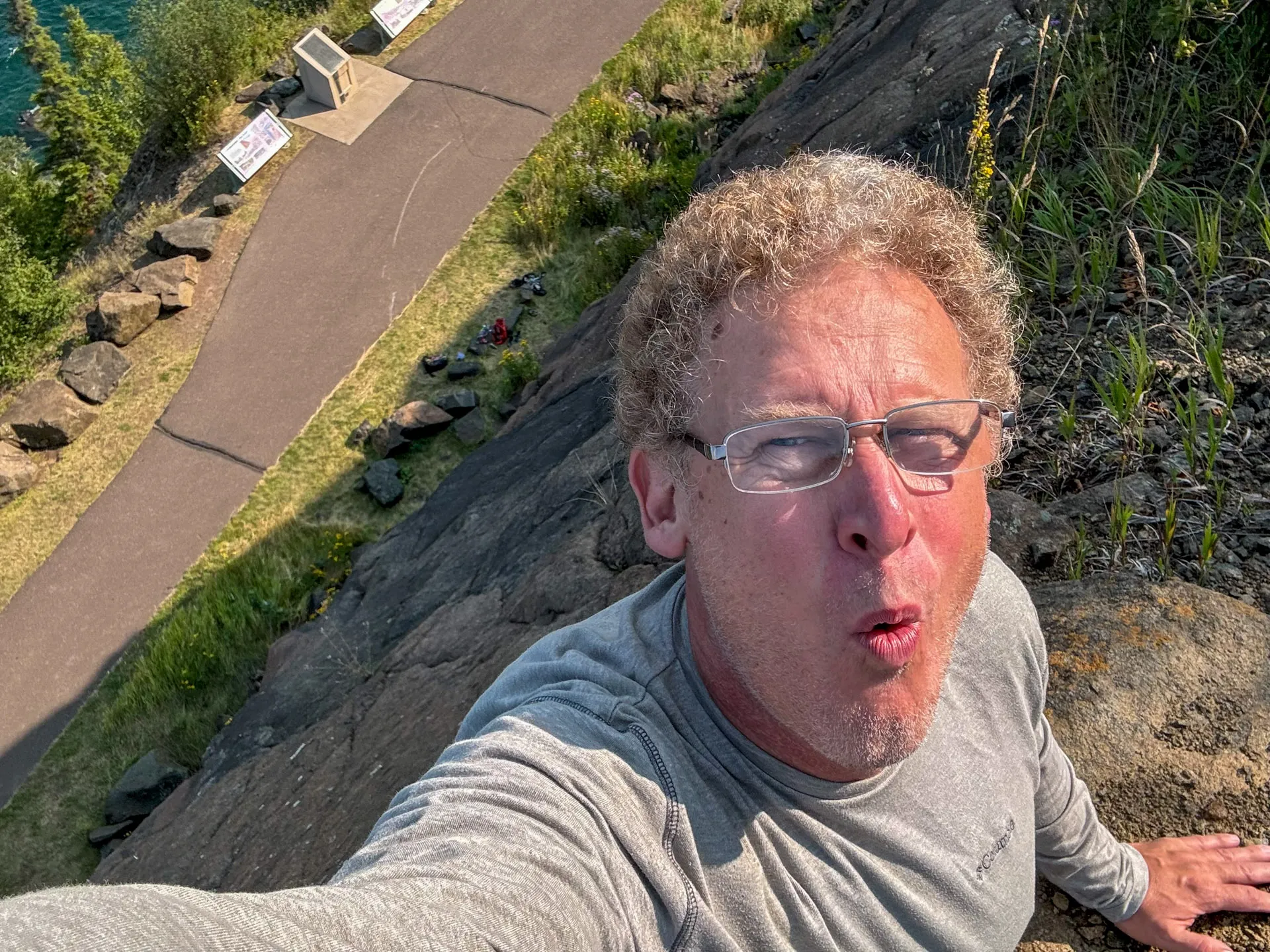 Climbing Silver Cliffs on Lake Superior - Shea Oliver