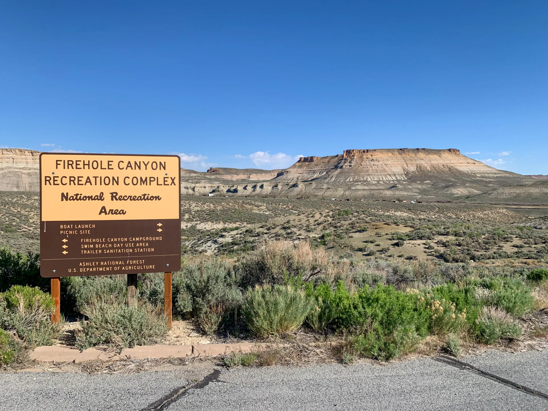 Firehole Canyon in Flaming Gorge National Recreation Area